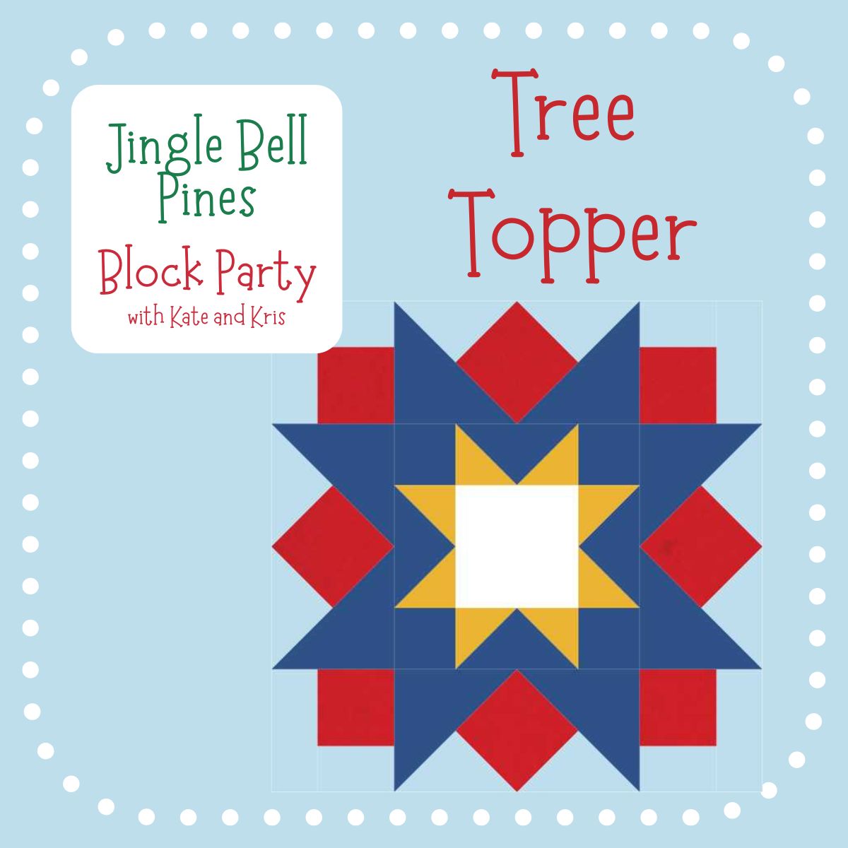Jingle Bell Pines Block Party, Block 8! – Poorhouse Quilt Designs