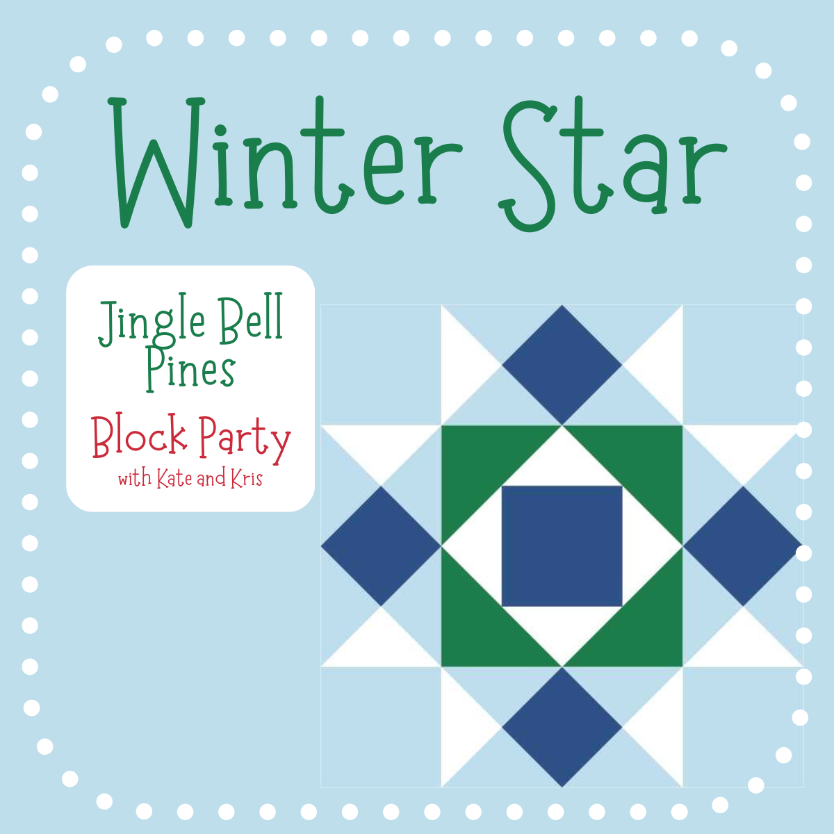 Jingle Bell Pines Block Party - Block 3! – Poorhouse Quilt Designs
