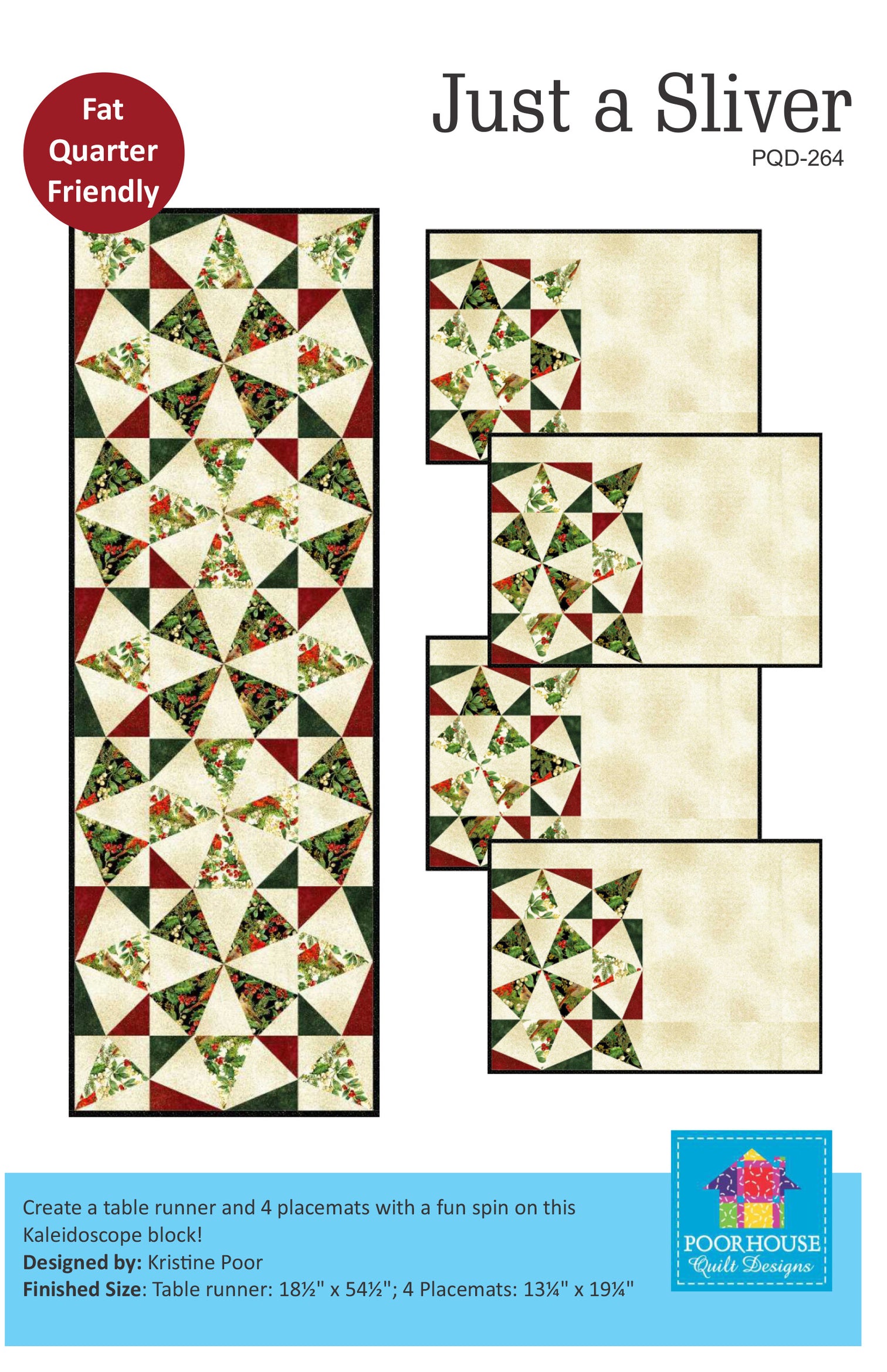 Just a Sliver – Poorhouse Quilt Designs