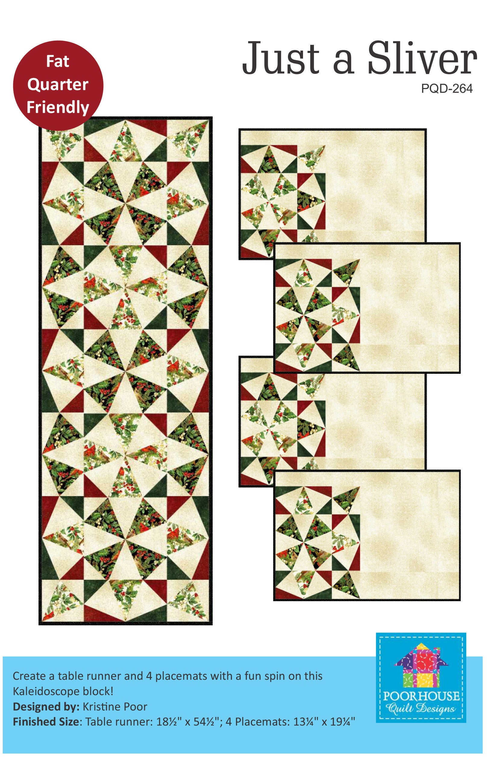 Just a Sliver – Poorhouse Quilt Designs