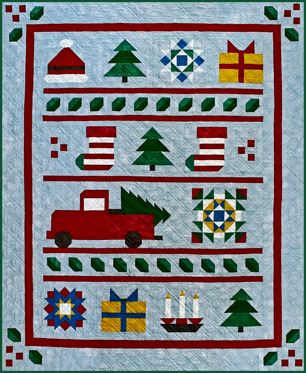 Jingle Bell Pines Block of the Month – Poorhouse Quilt Designs