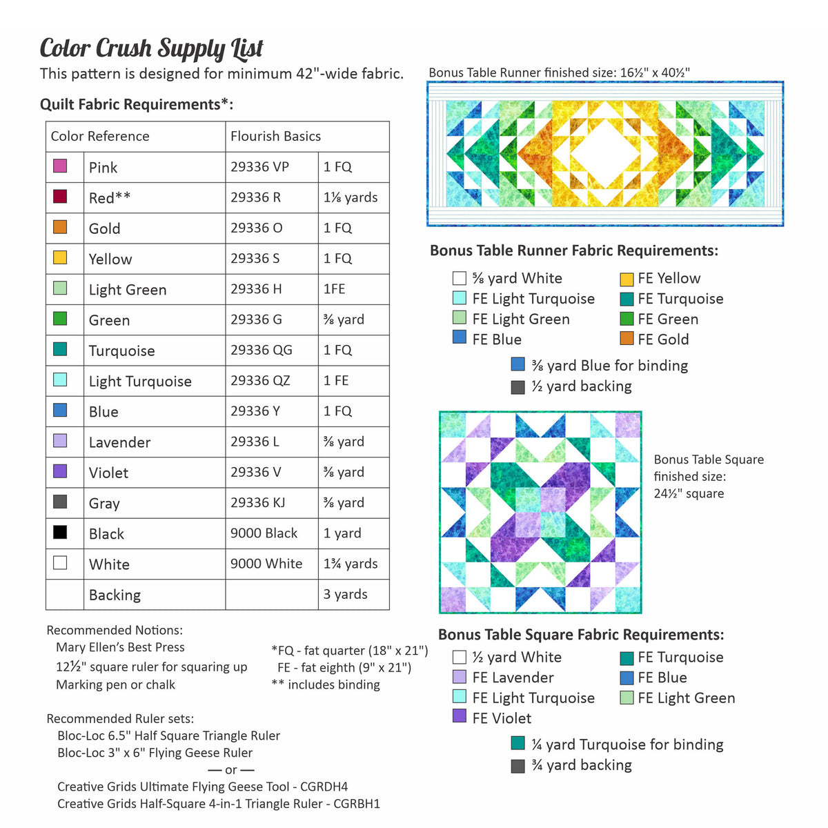 Color Crush Quilt – Poorhouse Quilt Designs